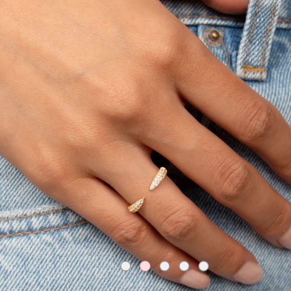 Jewelry | Pave Open Claw Ring Size 7 | Poshmark